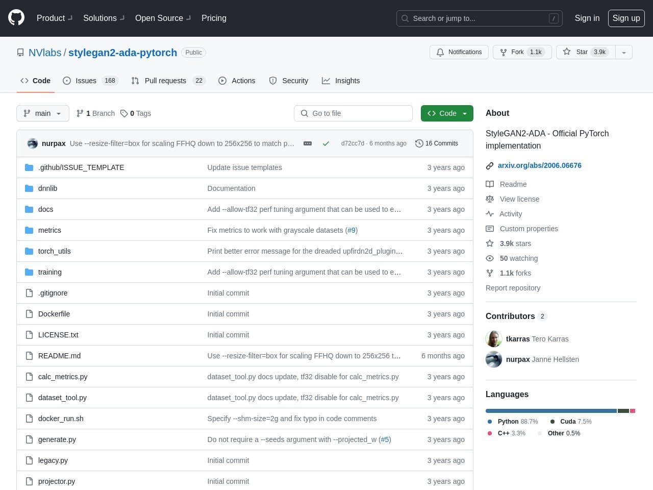 StyleGAN2-ADA: Generating High-Quality Images with Less Data