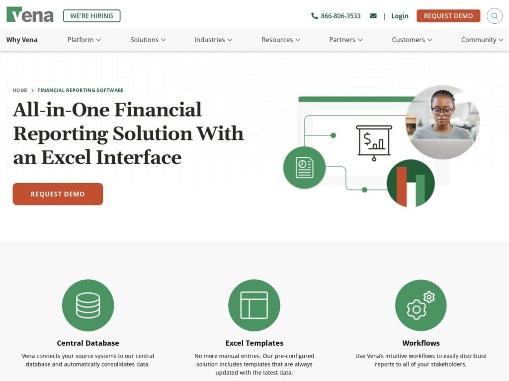 Vena: An AI-powered Planning Platform for Finance Professionals